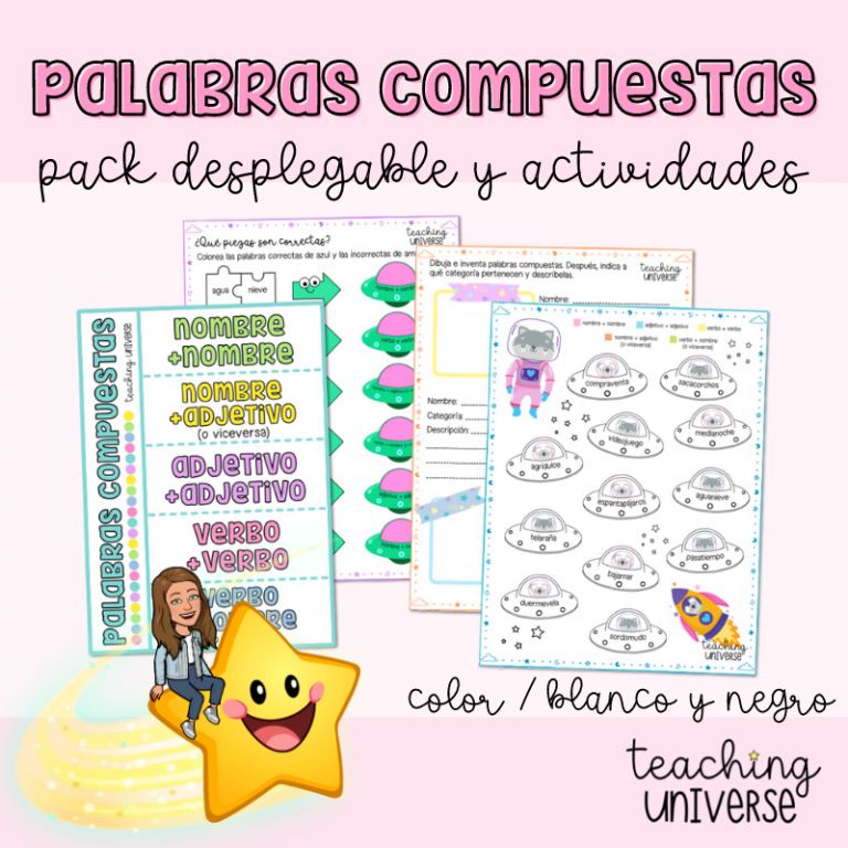 Pack de Recursos Imprimibles para Trabajar las Palabras Compuestas ...