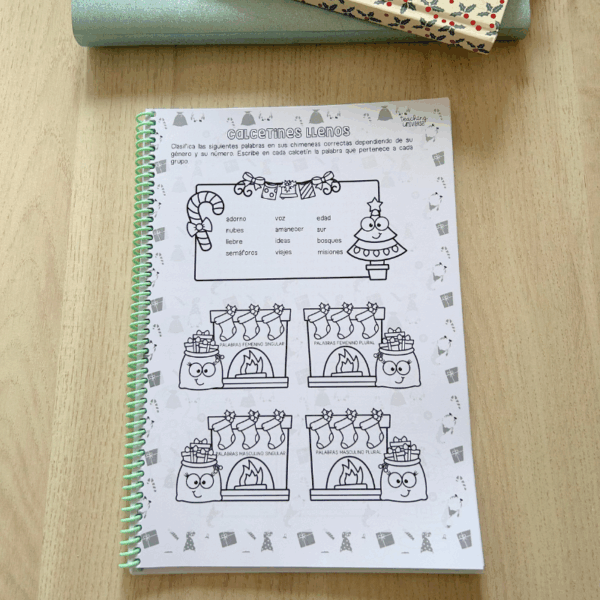Cuadernillo Imprimible Navideño para Repasar Lengua y Matemáticas ...