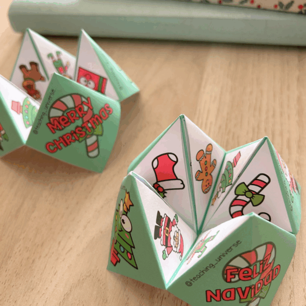 Comecocos de Vocabulario Navideño | Juego Educativo Imprimible en ...